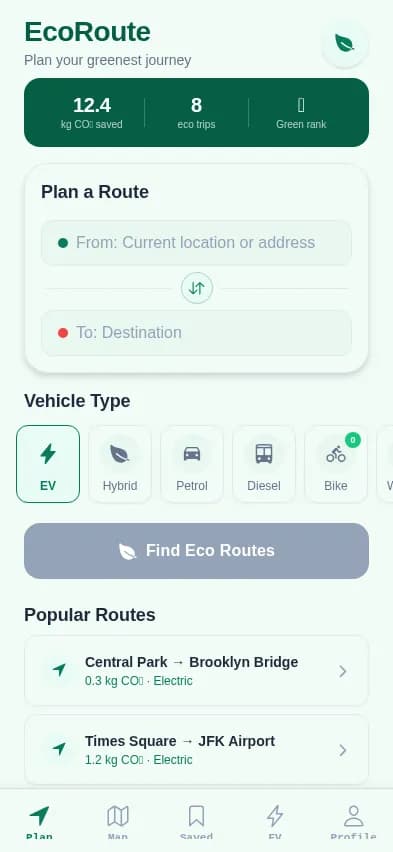 EcoRoute Navigator