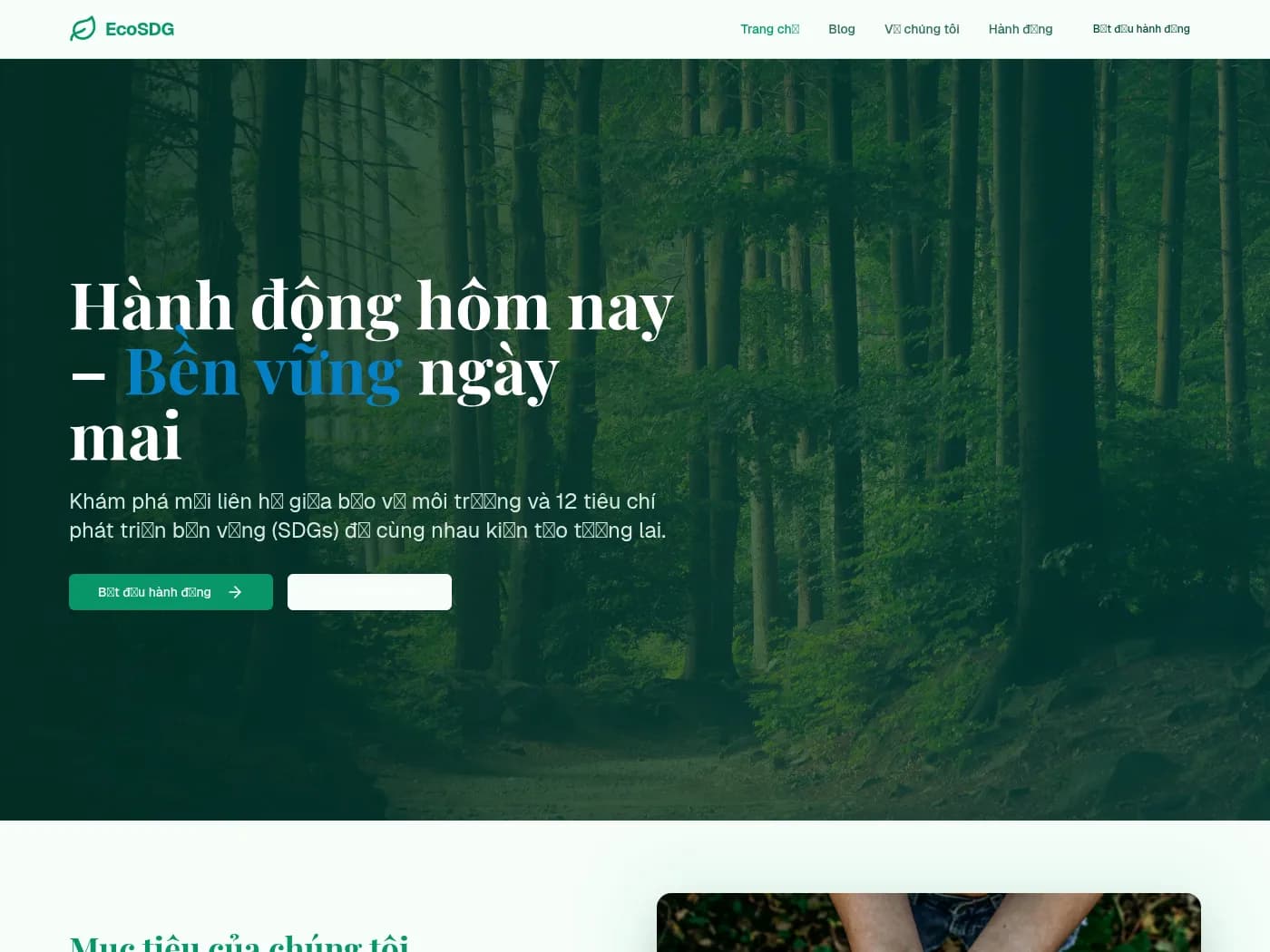 EcoSDG Blog Platform