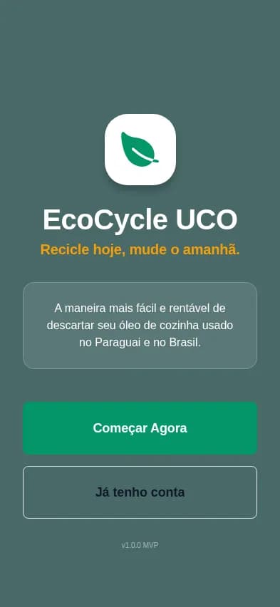 EcoCycle UCO App