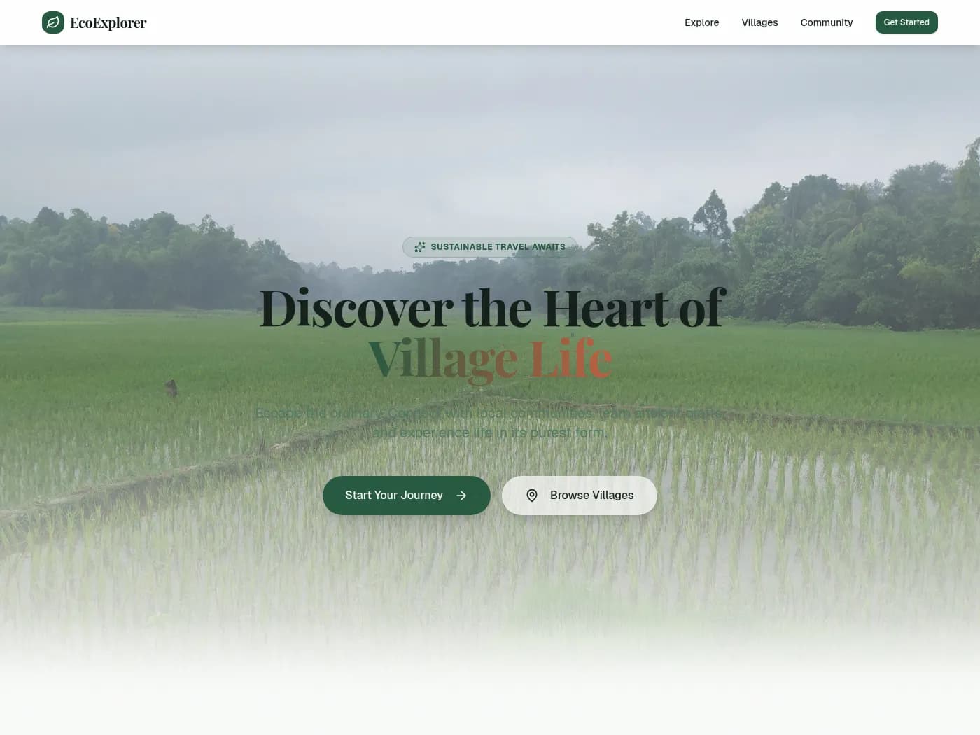 Eco Village Explorer