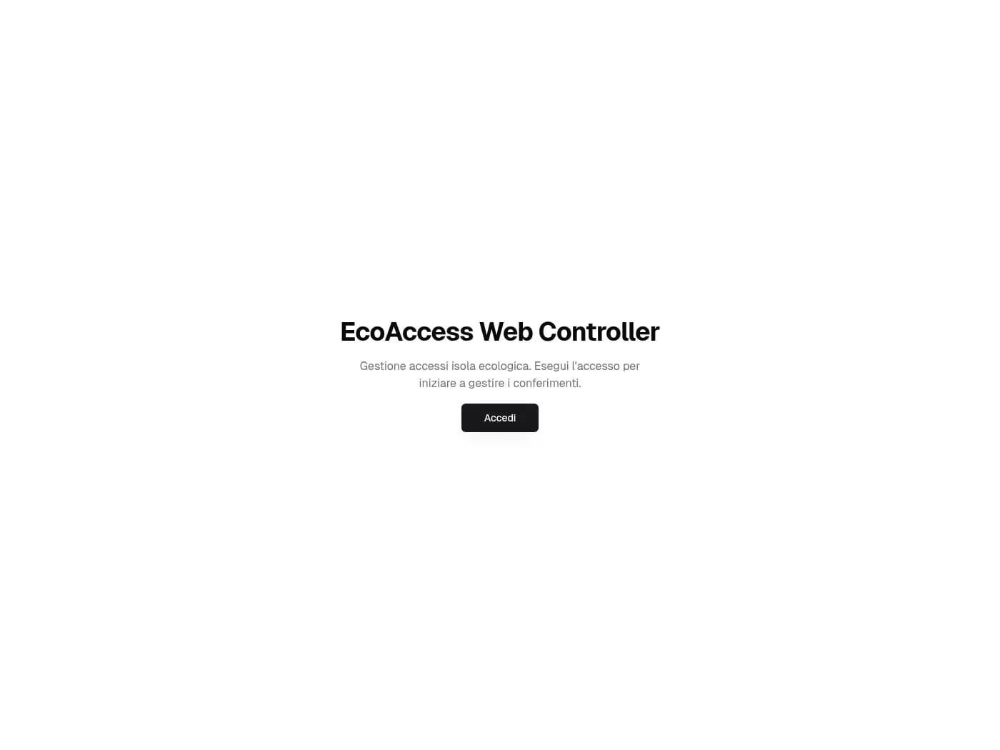 EcoAccess Web Controller