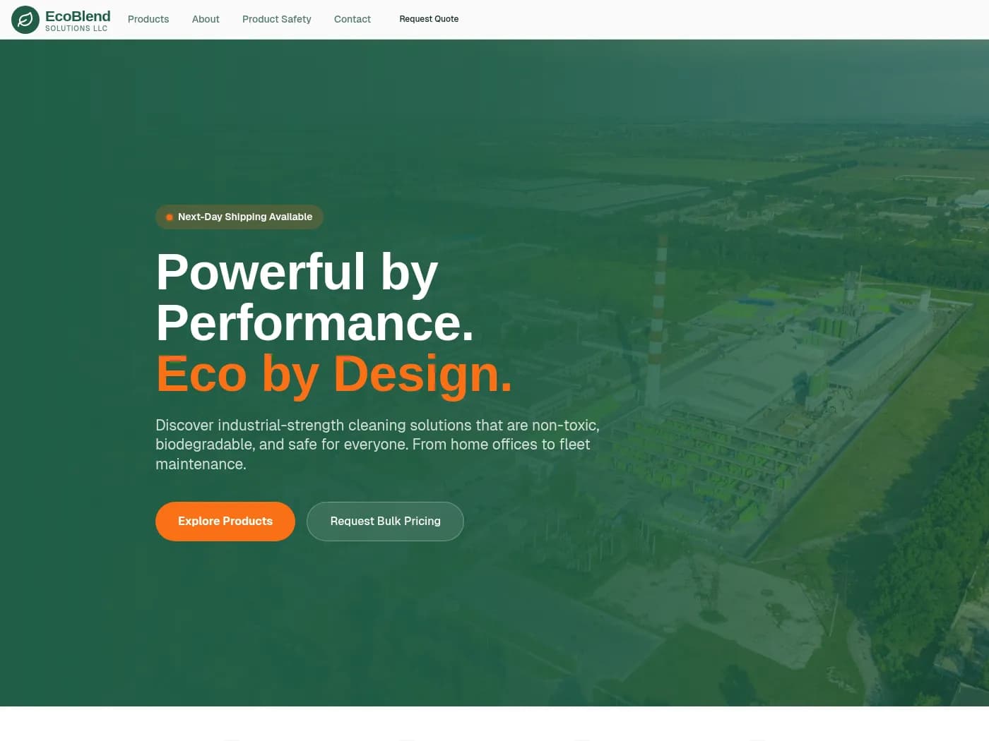 EcoBlend Solutions Site