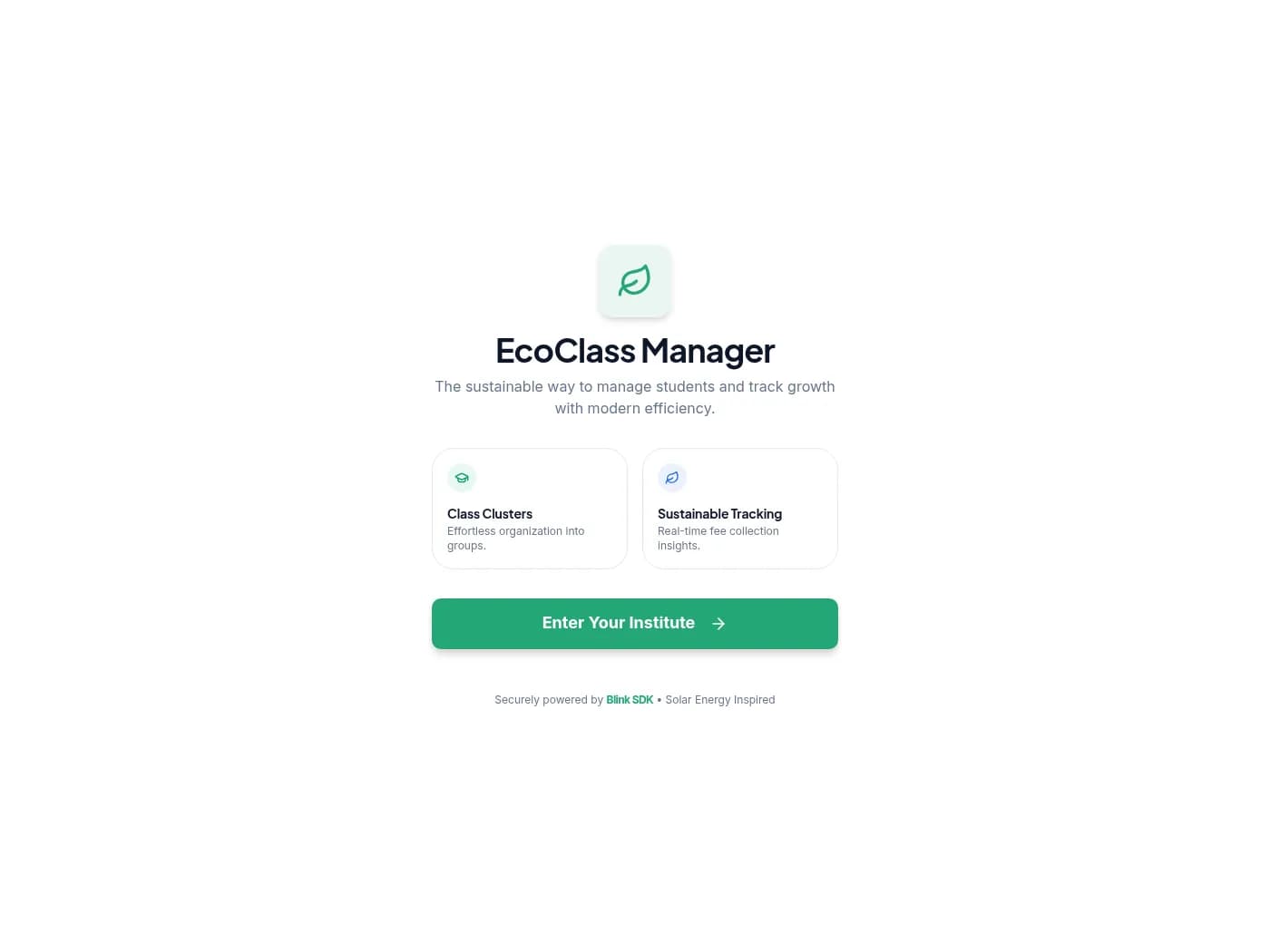 EcoClass Manager