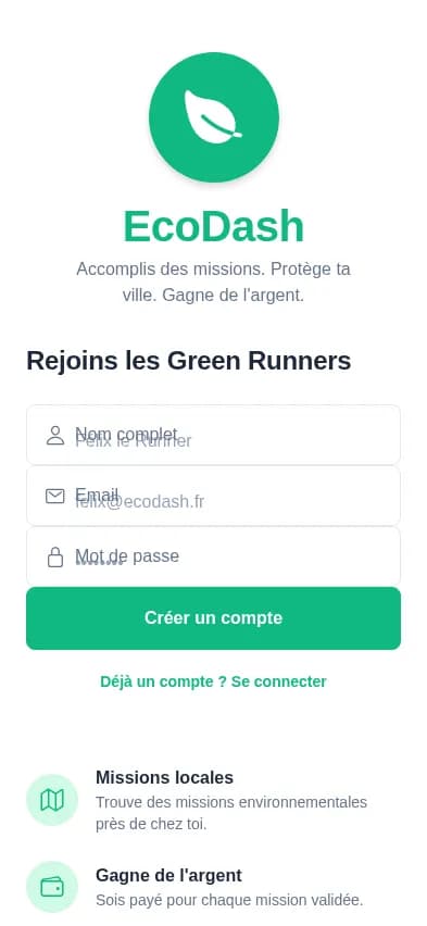 EcoDash Green Missions