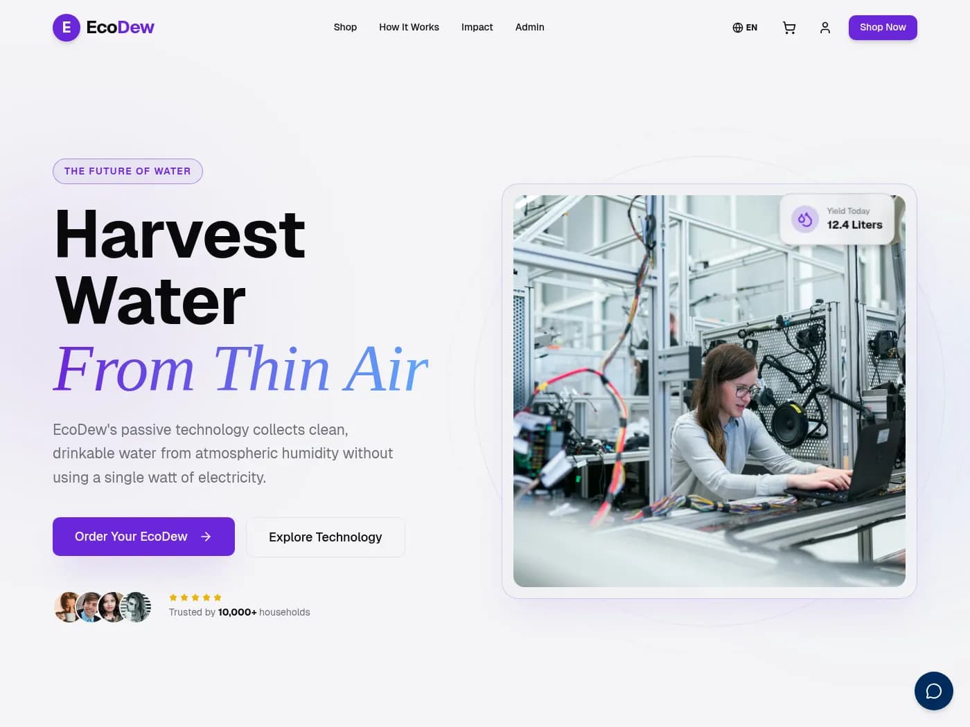 EcoDew Shop Platform