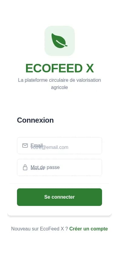 EcoFeed X Platform