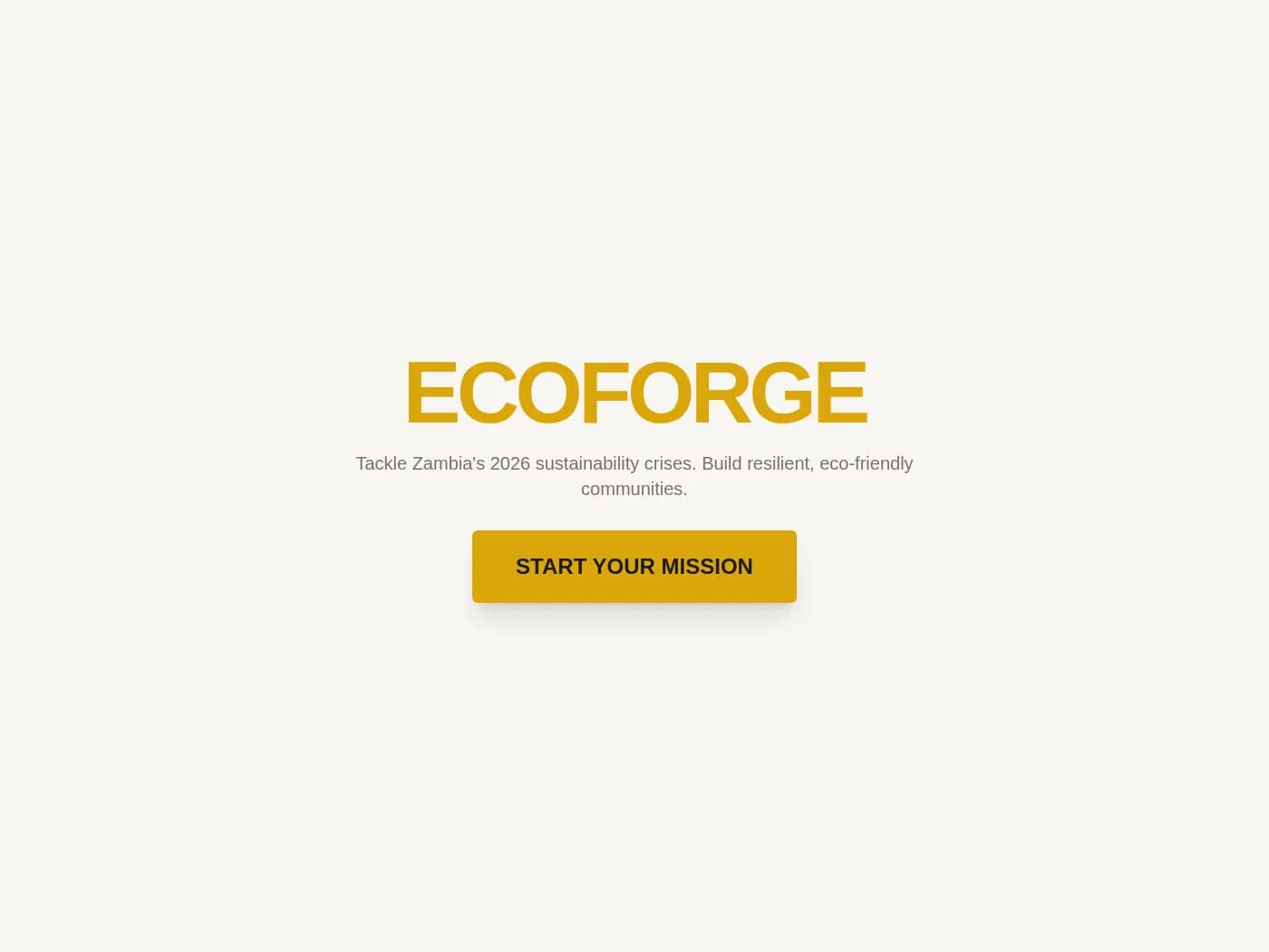 EcoForge: Zambia Prototype