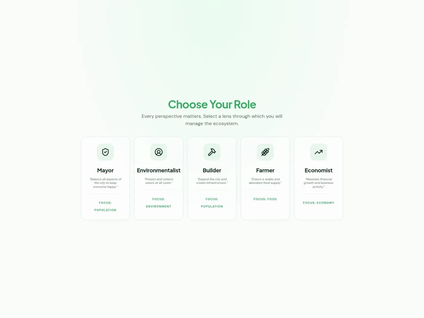 EcoImpact Game