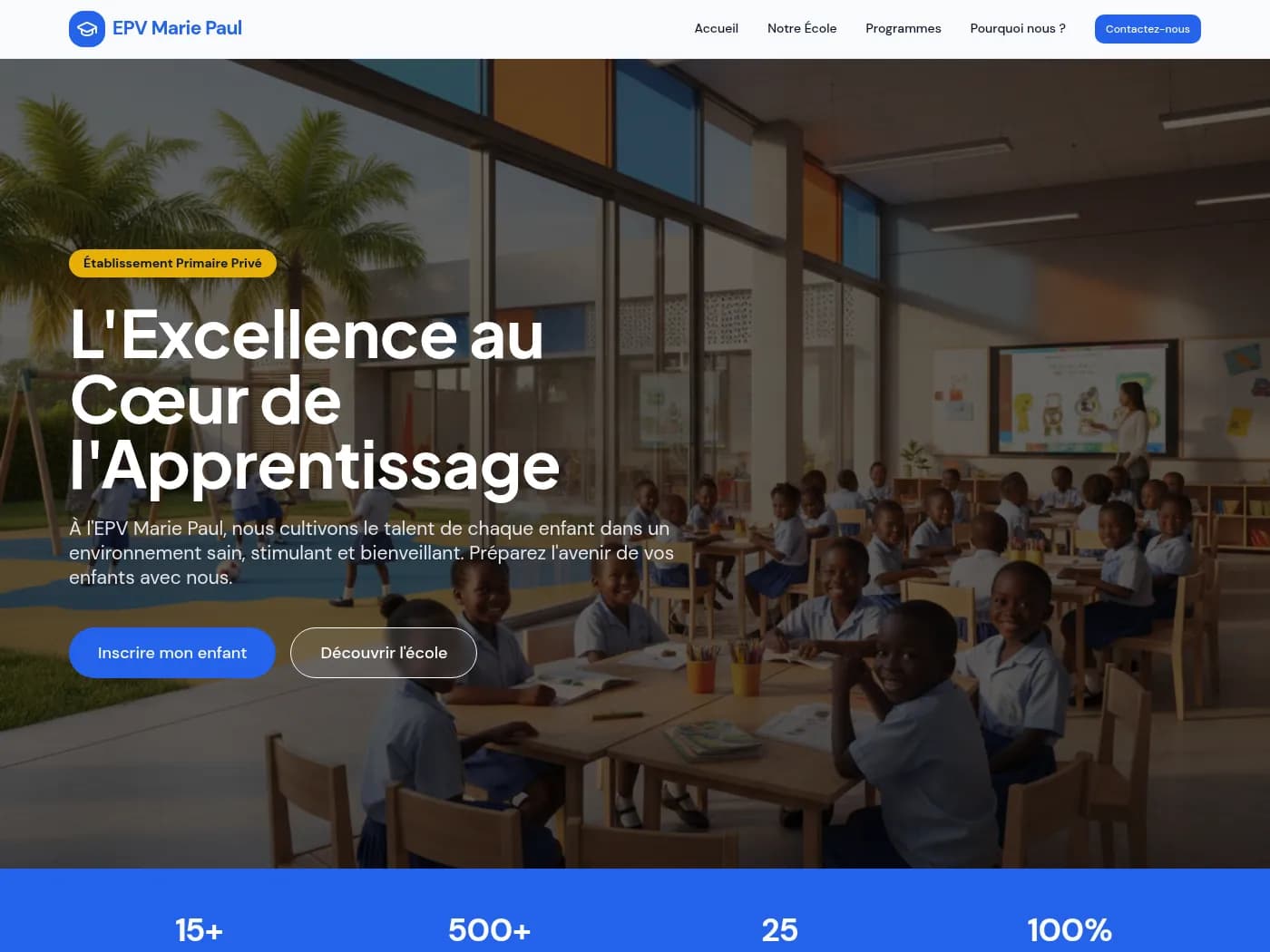École Showcase Site