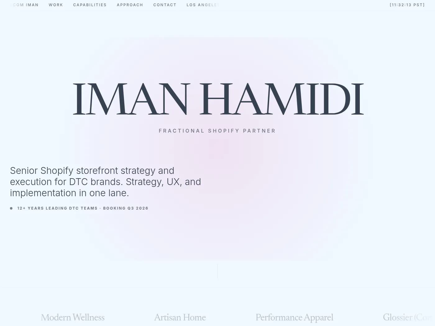 Ecom Iman Portfolio Site