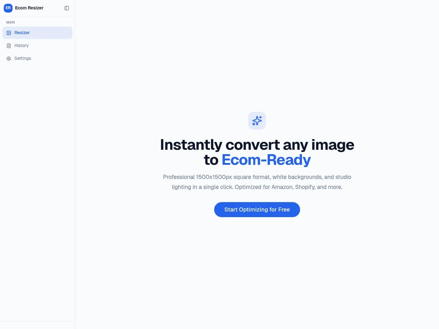 Ecom Image Resizer