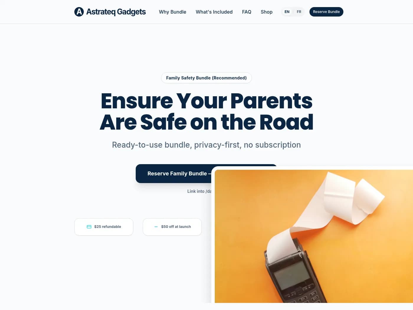 Ecom Launch Landing Page