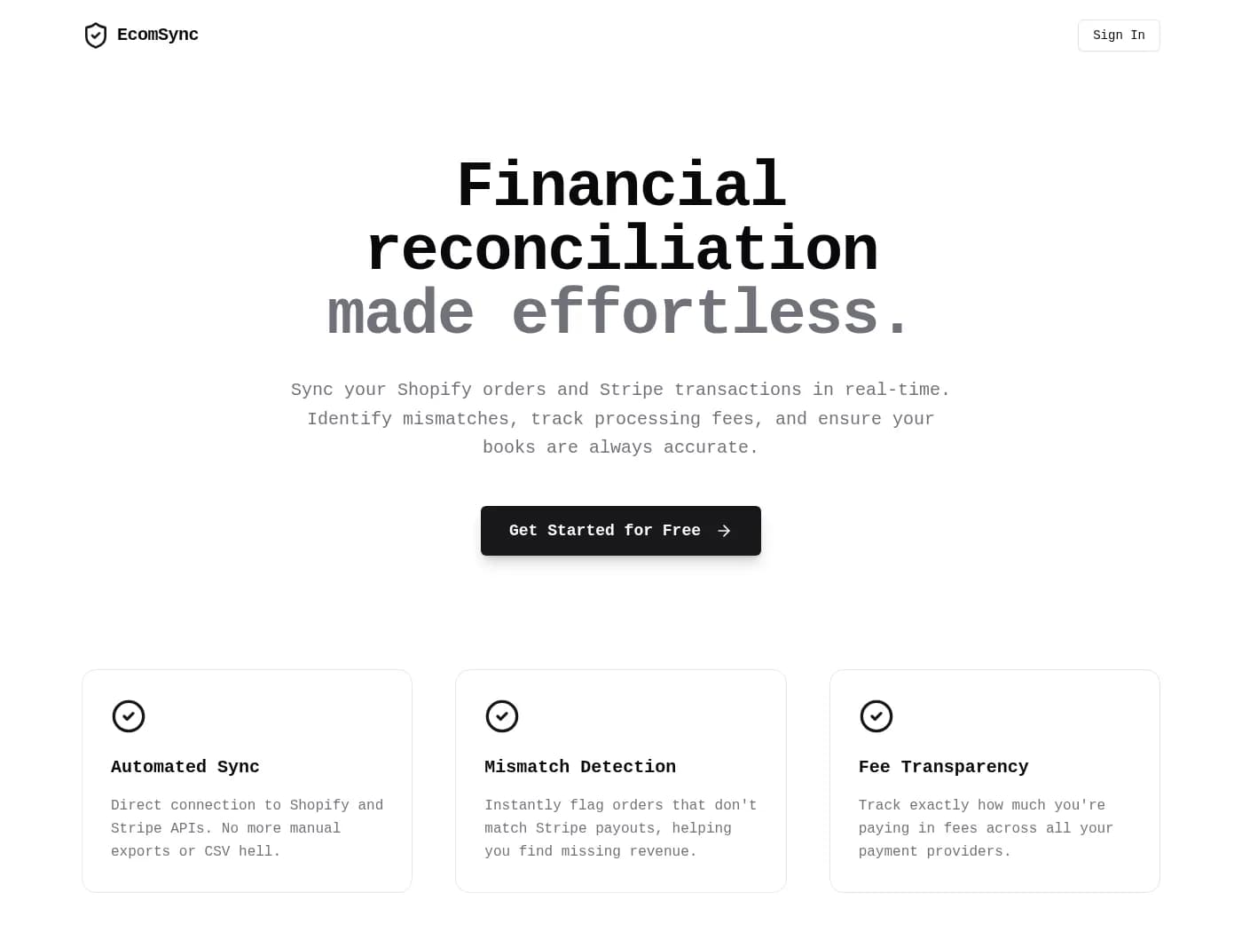 Stripe Shopify Reconcile