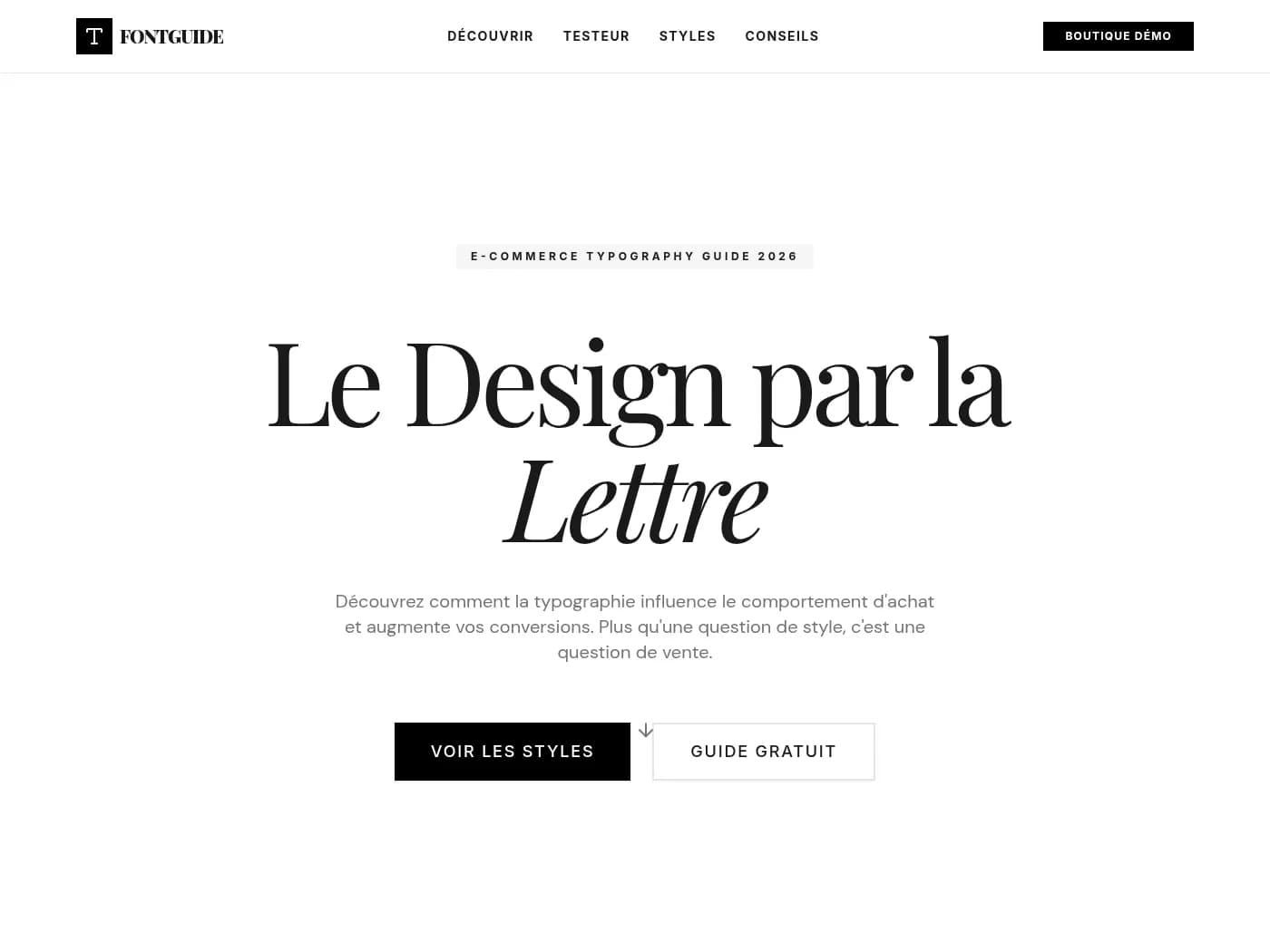 Top E-commerce Fonts Guide