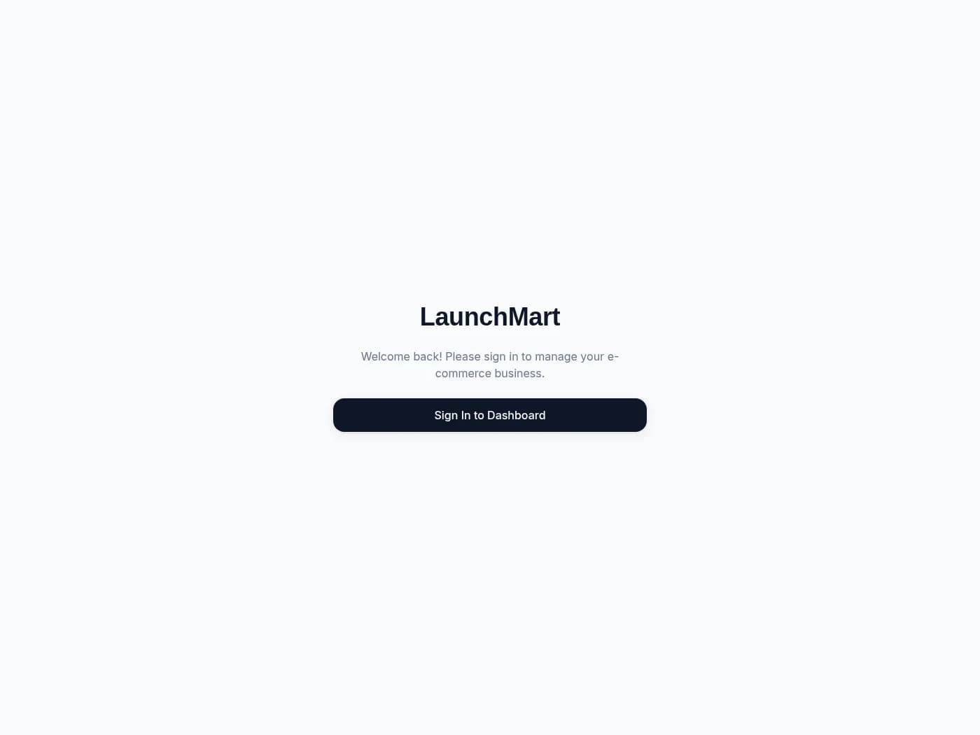 LaunchMart Ecommerce