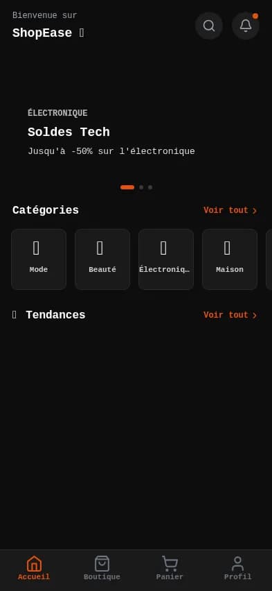 ShopEase Mobile