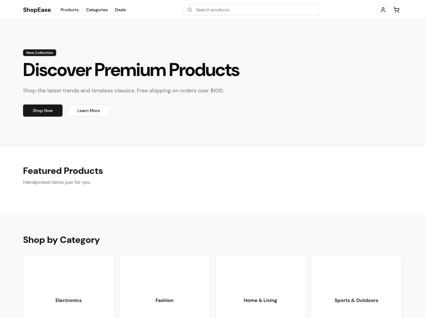 ShopEase Platform