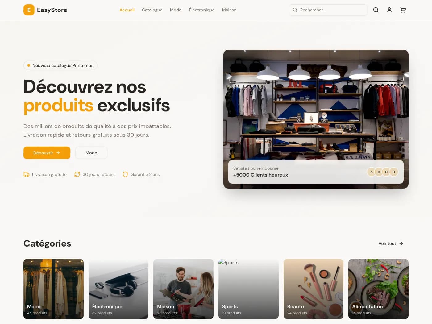 EasyStore E-Commerce