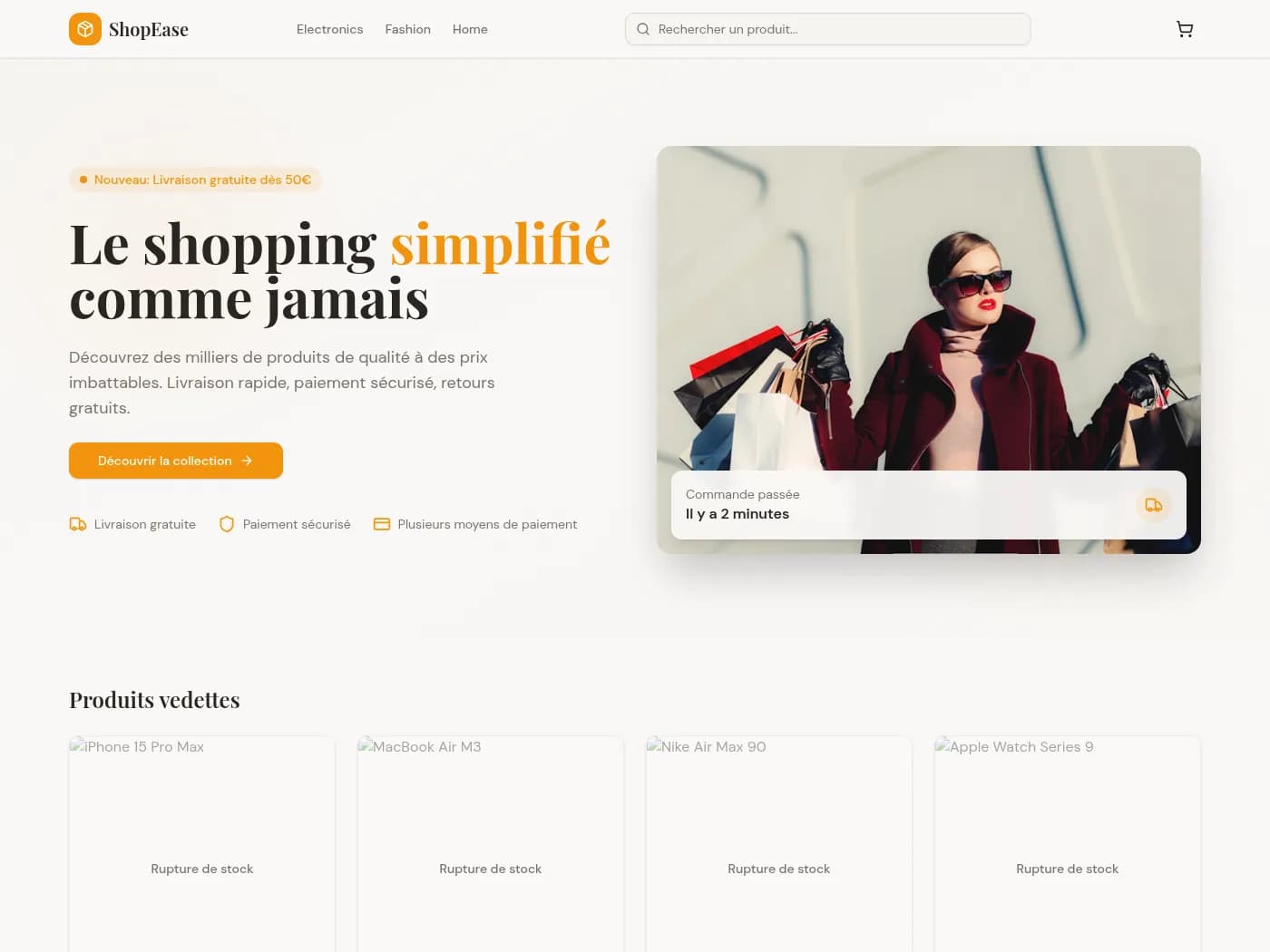 ShopEase E-Commerce