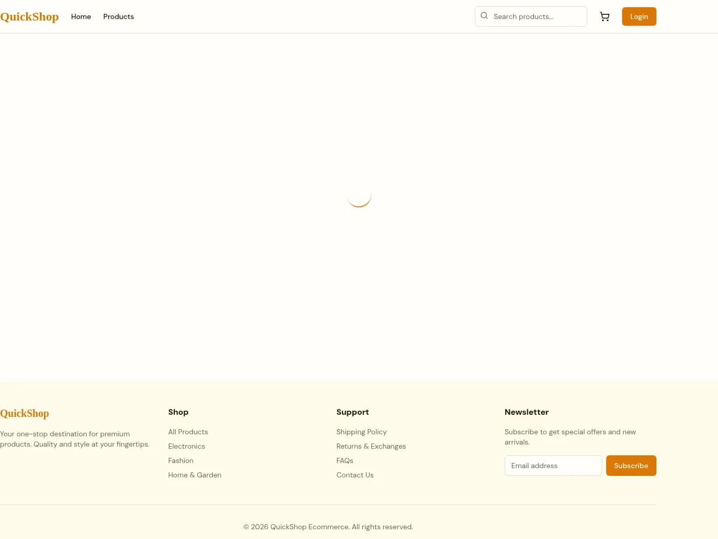 QuickShop Ecommerce