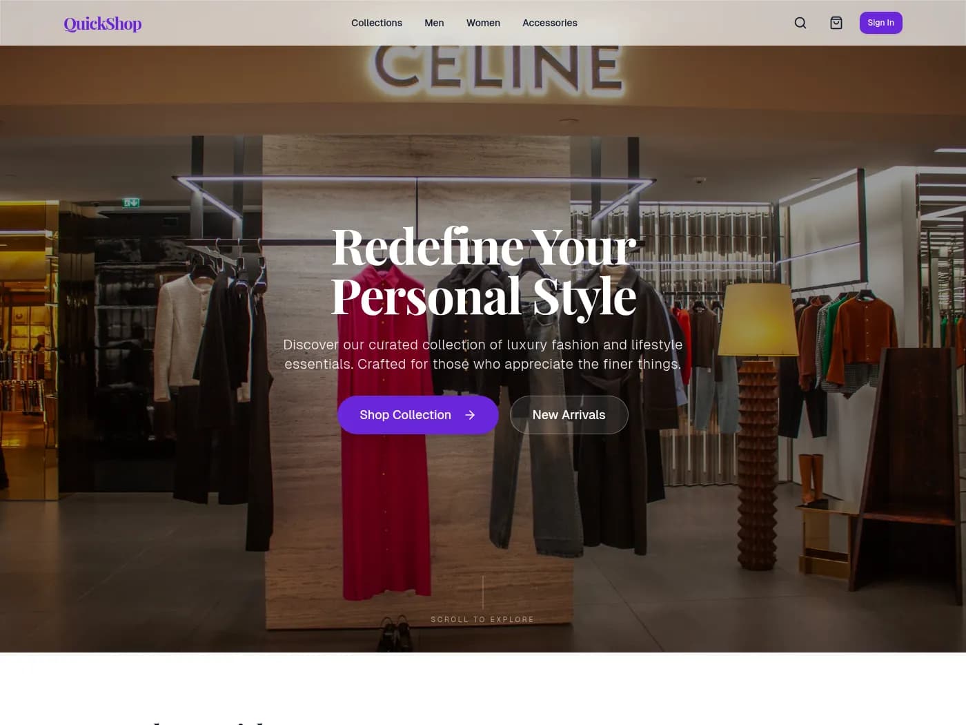 QuickShop E-Commerce