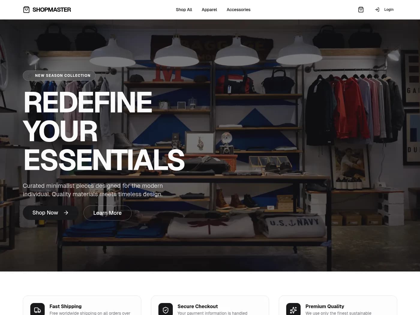 ShopMaster Ecommerce
