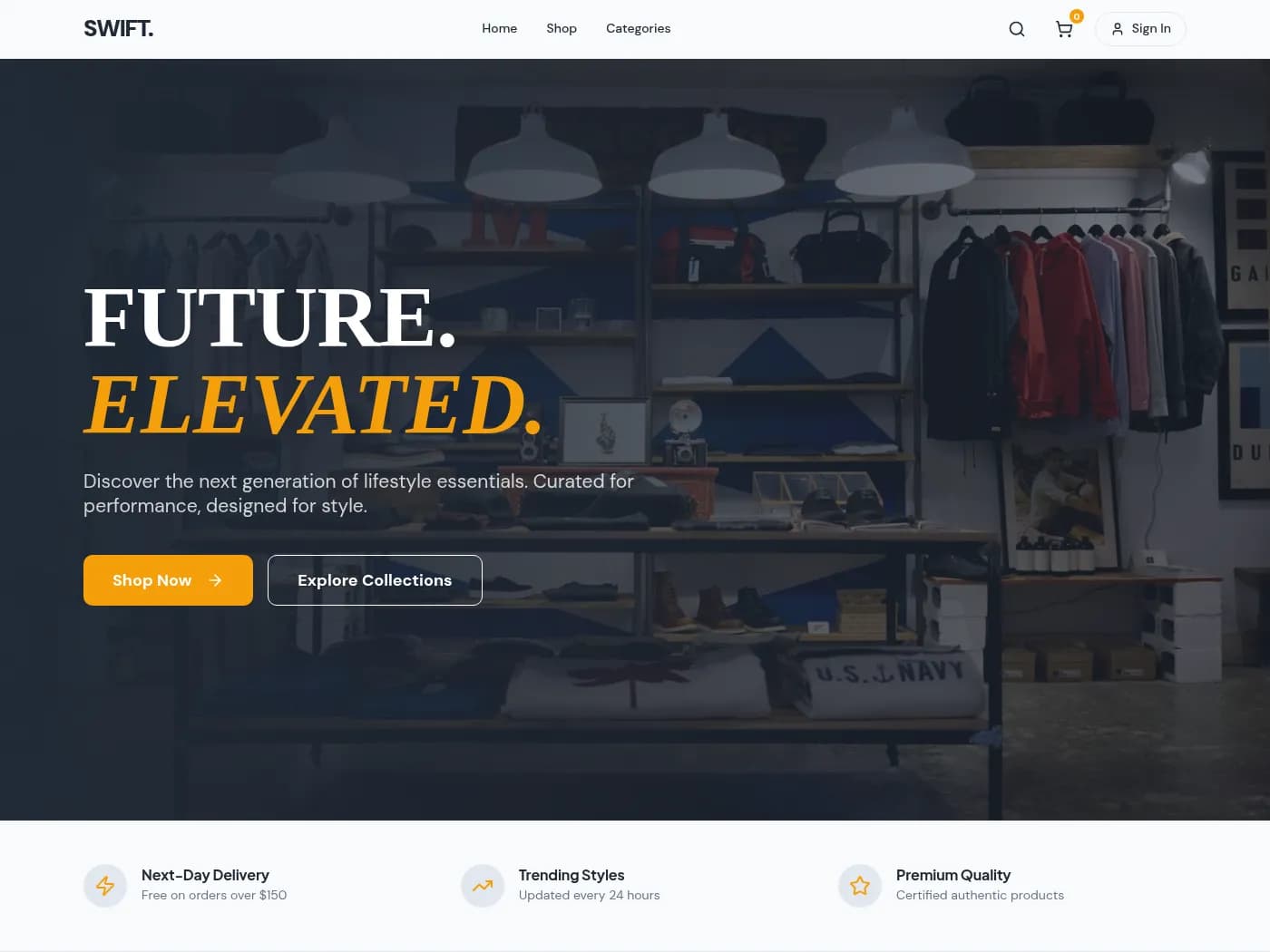 SwiftShop Online Store