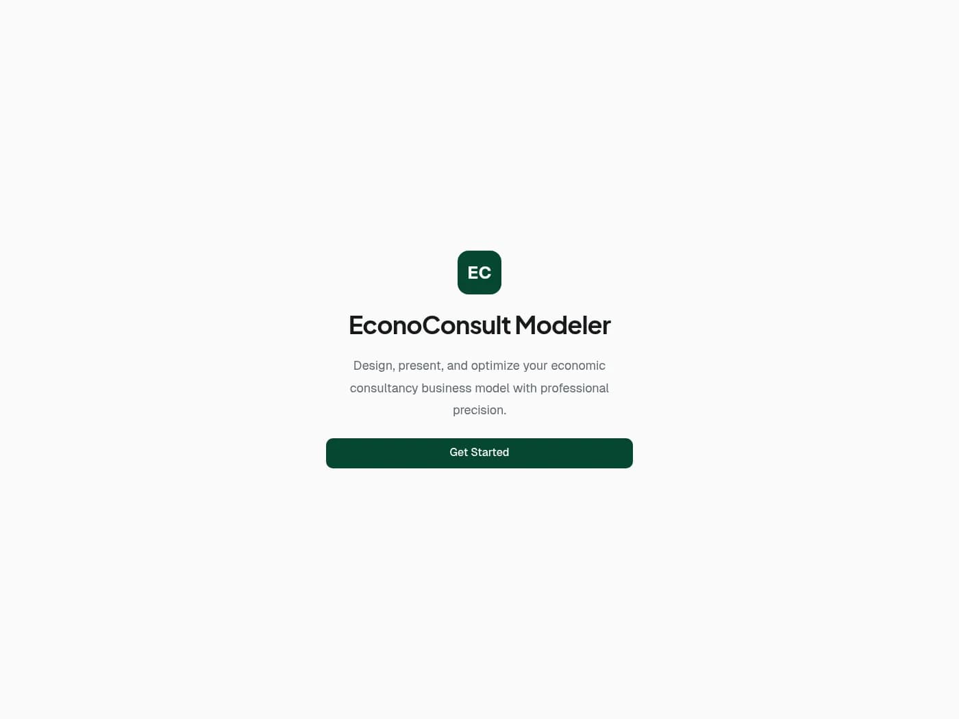 EconoConsult Modeler