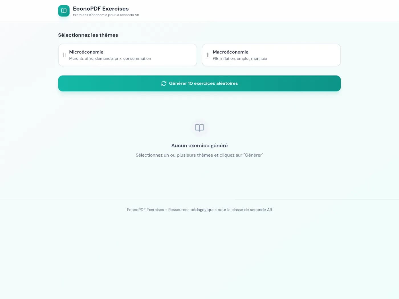 EconoPDF Exercises