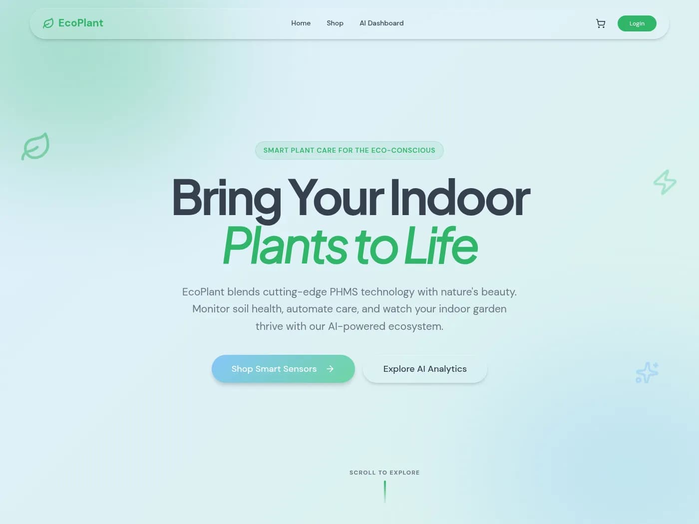 EcoPlant Ecom Experience