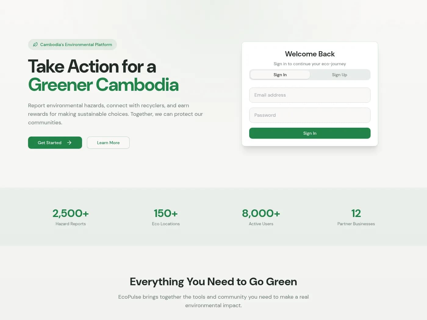 EcoPulse KH Platform