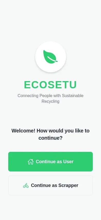 ECOSETU Smart Recycling App