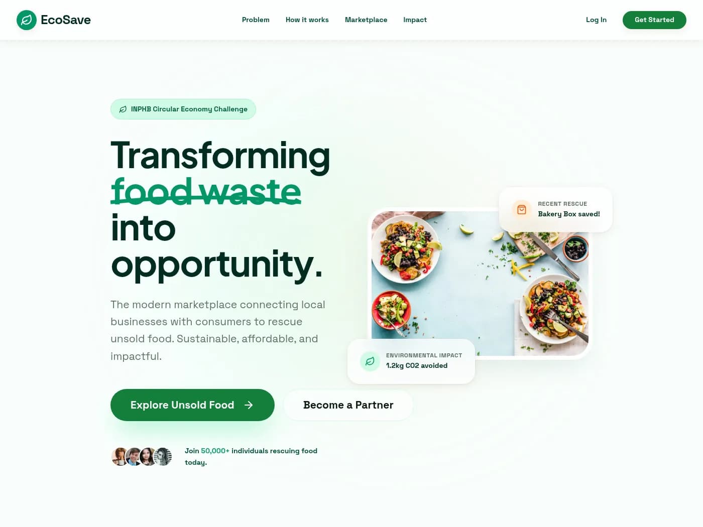 EcoSave Food Marketplace