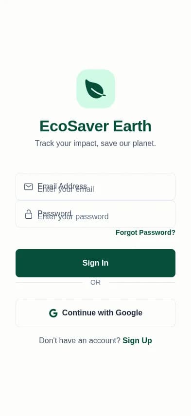 EcoSaver Earth Mobile