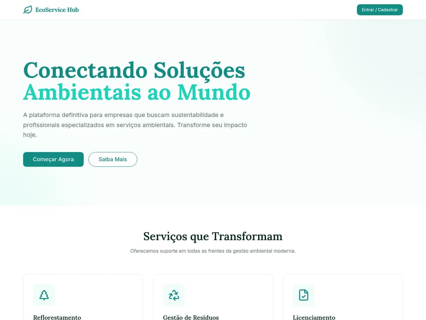 EcoService Hub