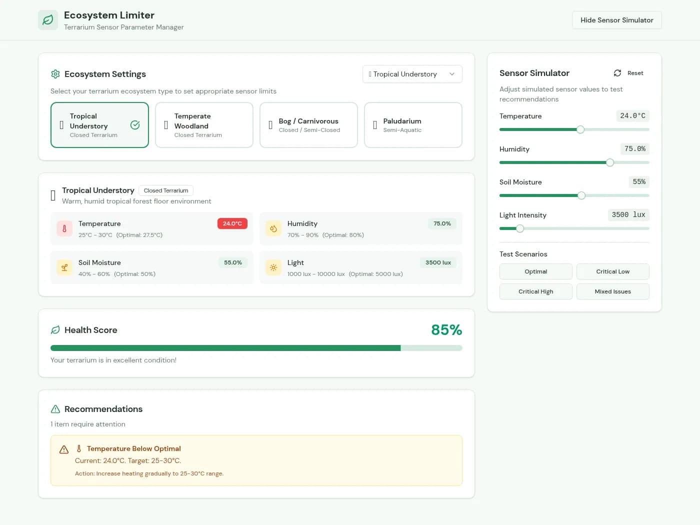 Ecosystem Limiter