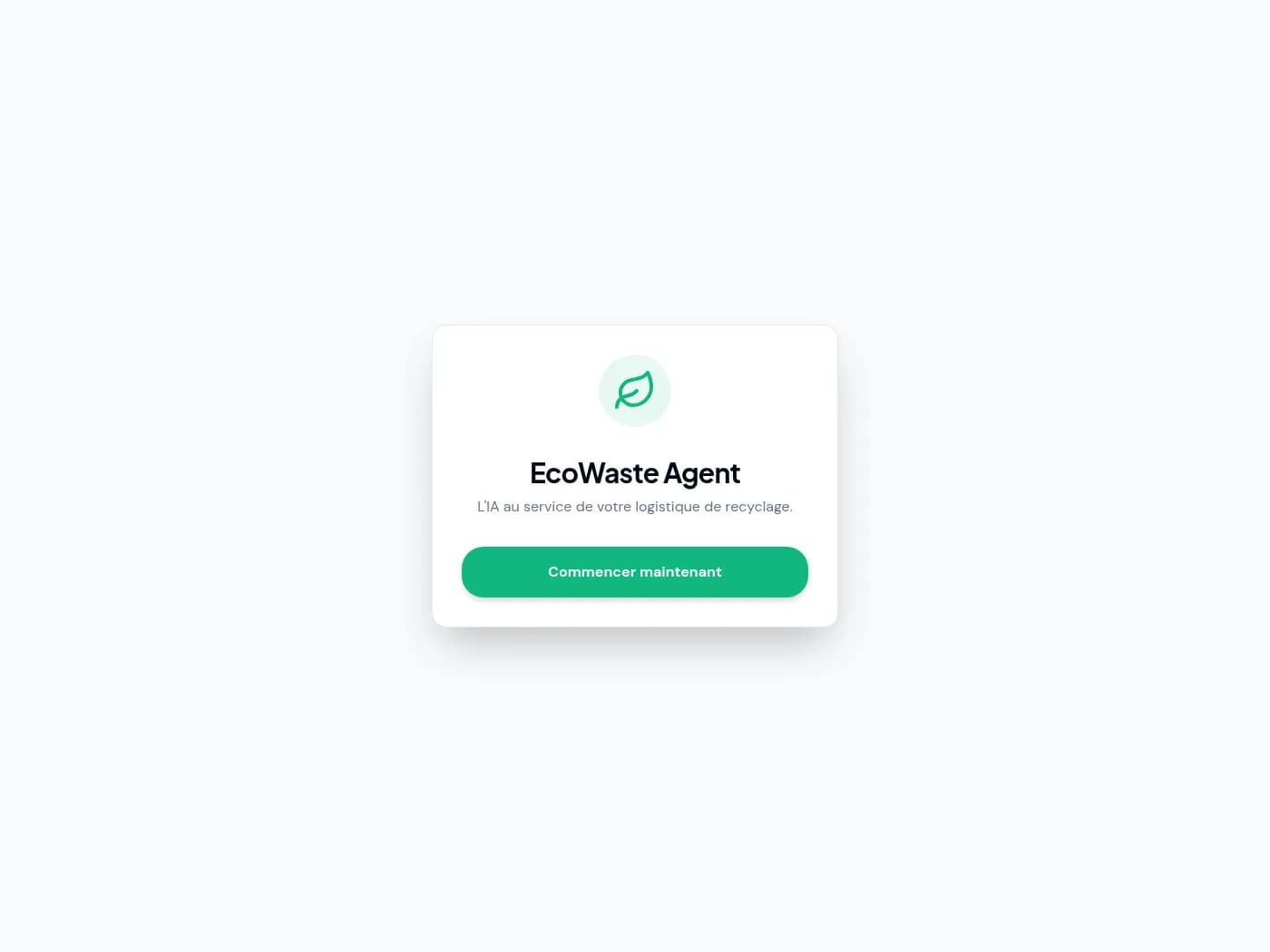 EcoWaste Agent
