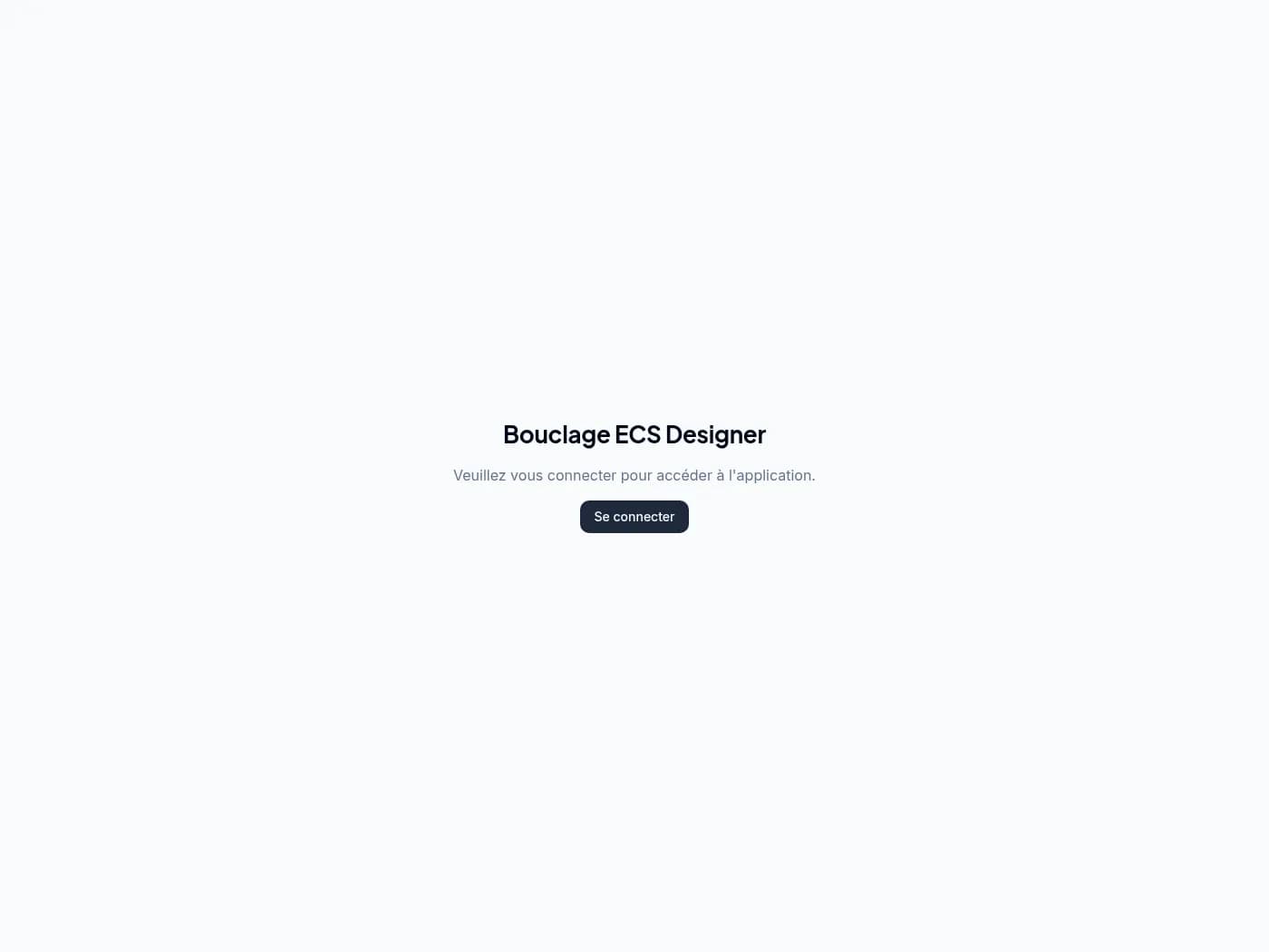 Bouclage ECS Designer