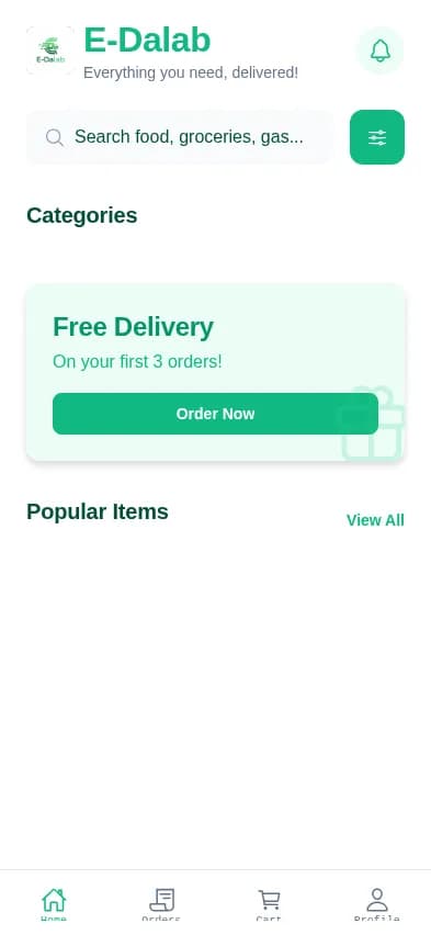 E-Dalab Delivery App