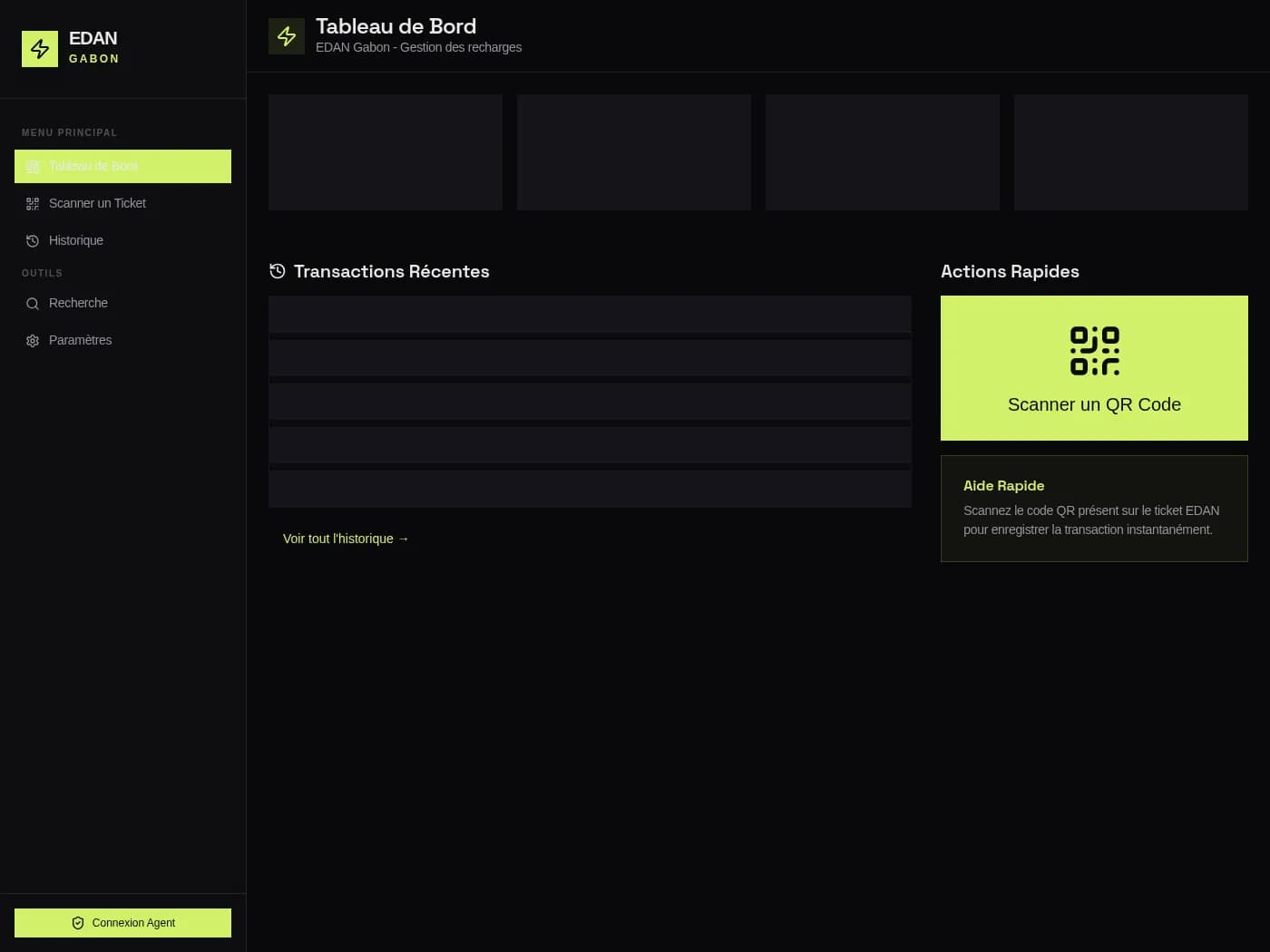 EDAN Gabon Smart Kiosk