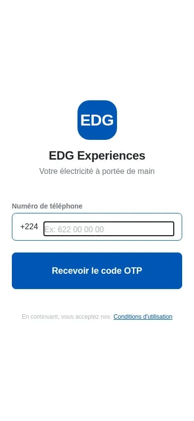 EDG Experiences App