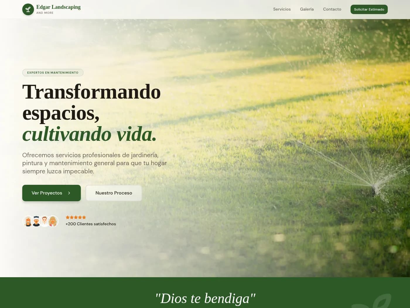 Edgar Landscaping Pro Site