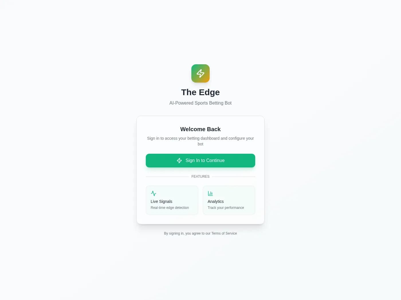 The Edge Betting Bot