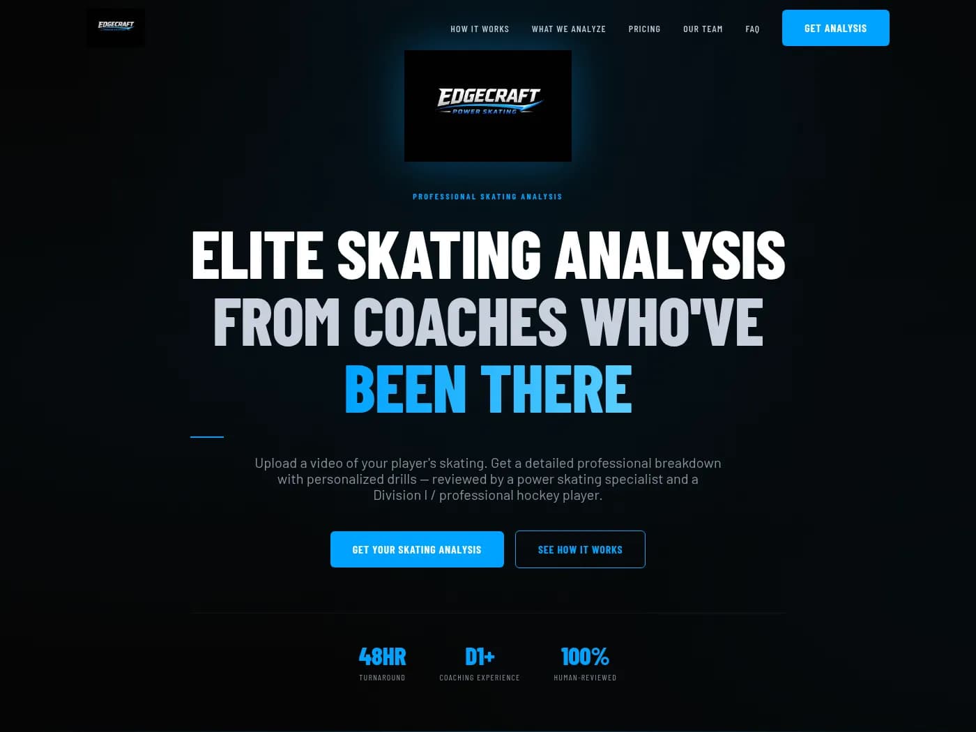 EdgeCraft Landing Page