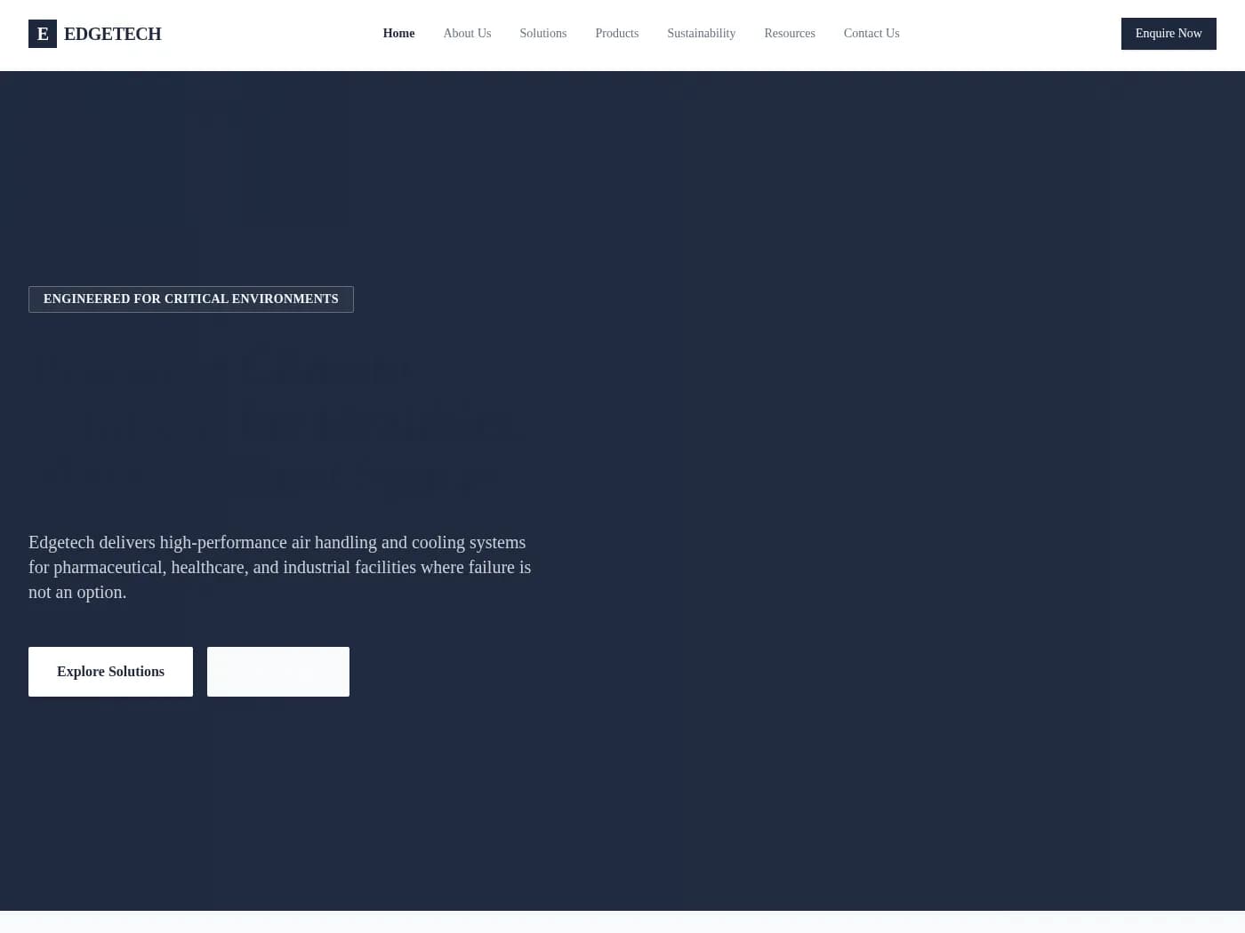 Edgetech Enterprise UX Mock