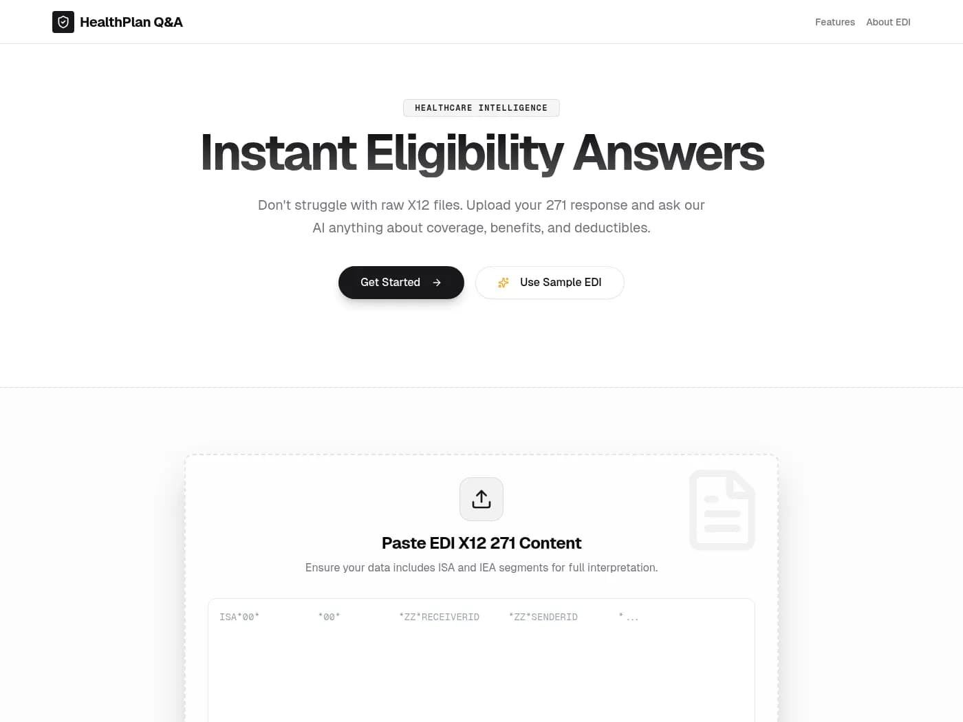 HealthPlan Q&A Bot