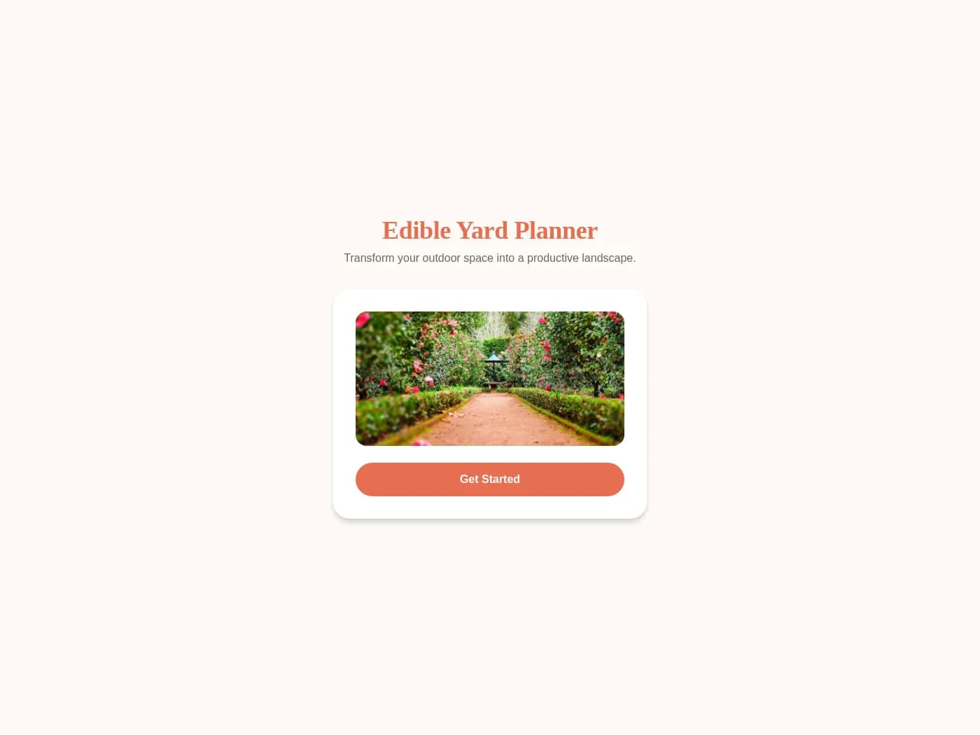 Edible Yard Planner