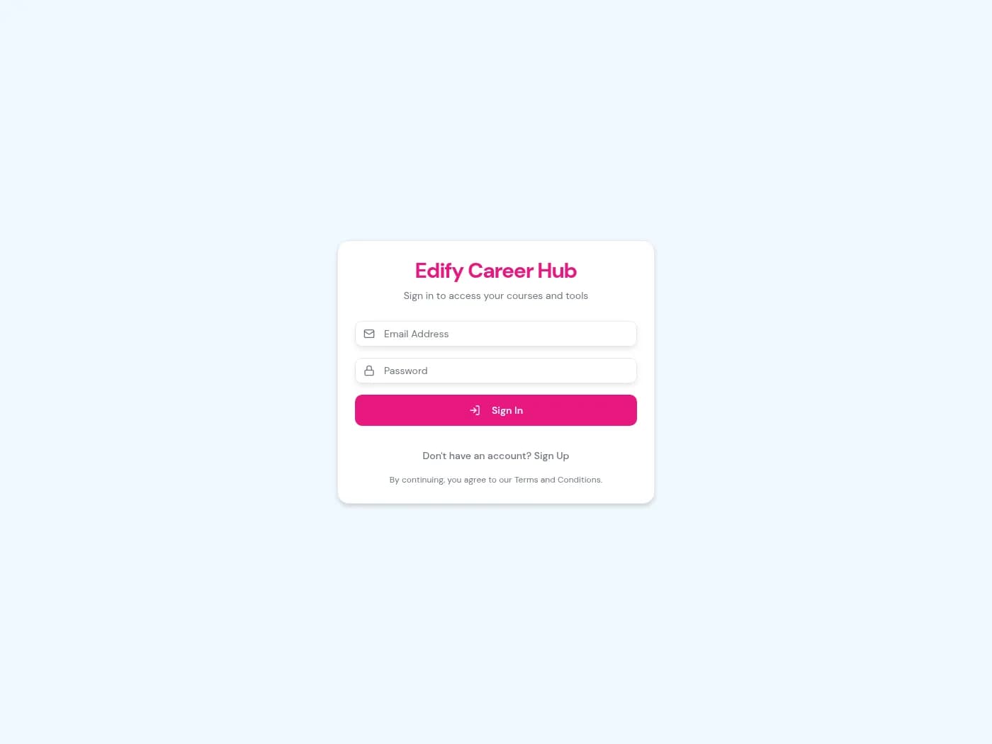 Edify Career Hub