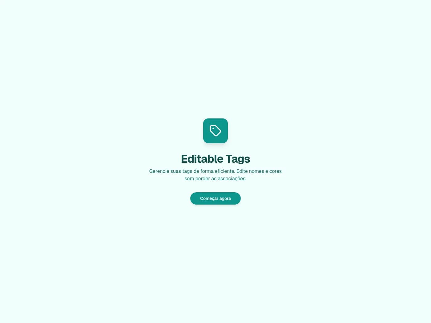 Editable Tags Upgrade