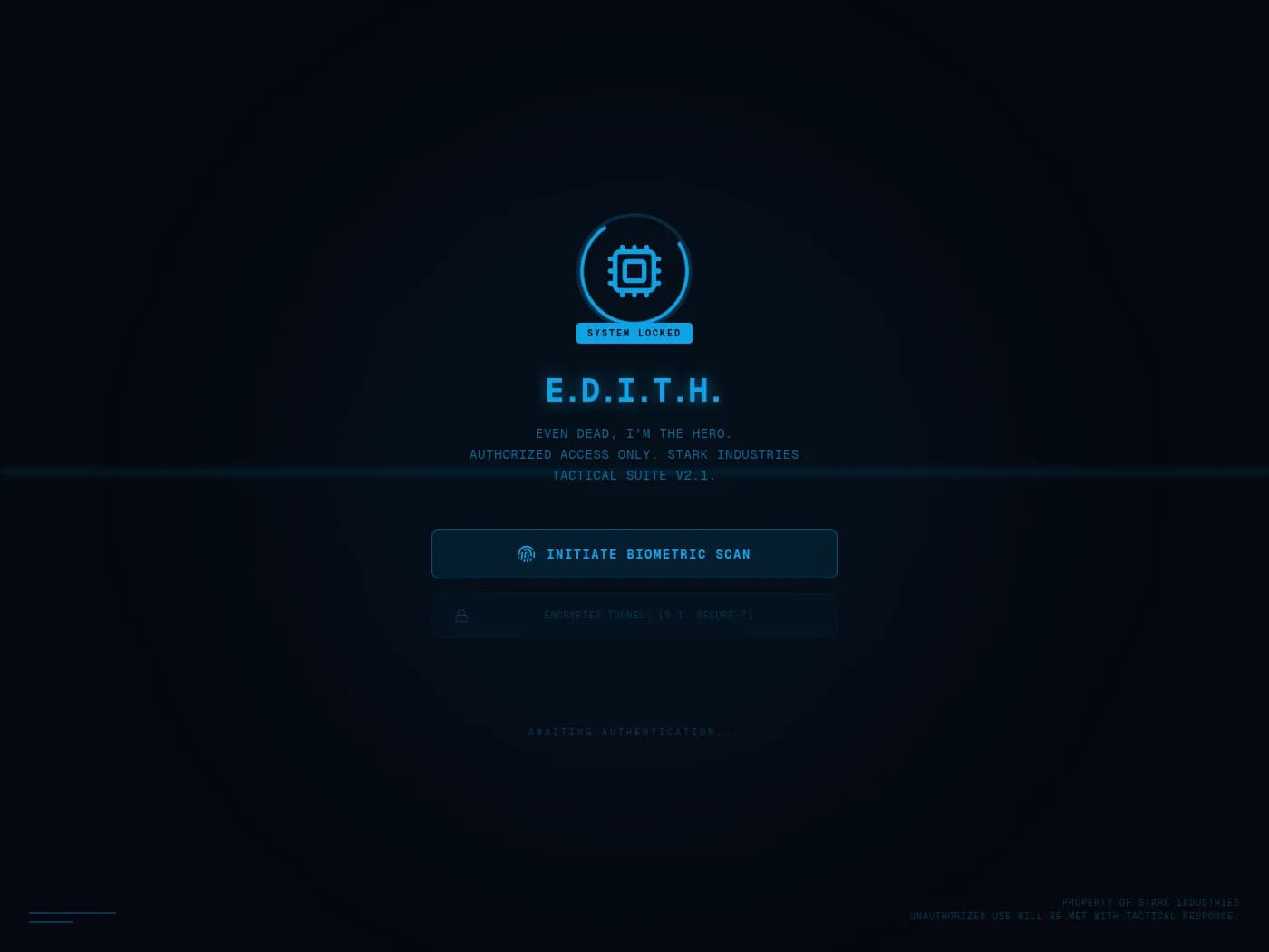 EDITH Tactical AI Suite